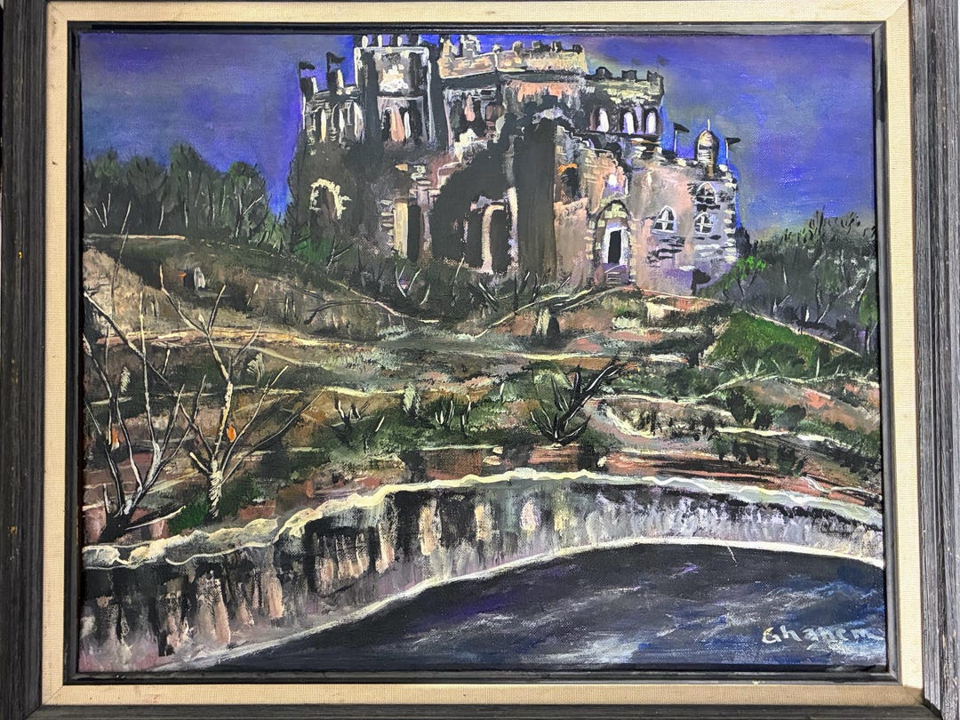 Original Painting by Ghanem Akshar Oil Over Acrylic on Canvas Board ...