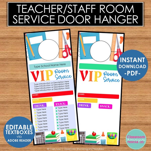 Teacher Room Service - Etsy