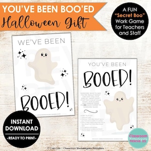 You’ve Been Booed Printable | We’ve Been Booed Printable | Halloween ...