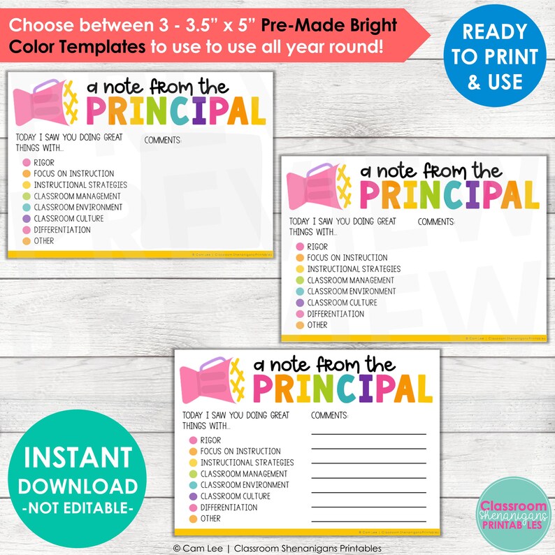 Principal Mail Printable | Principal Report | A Note From the Principal ...