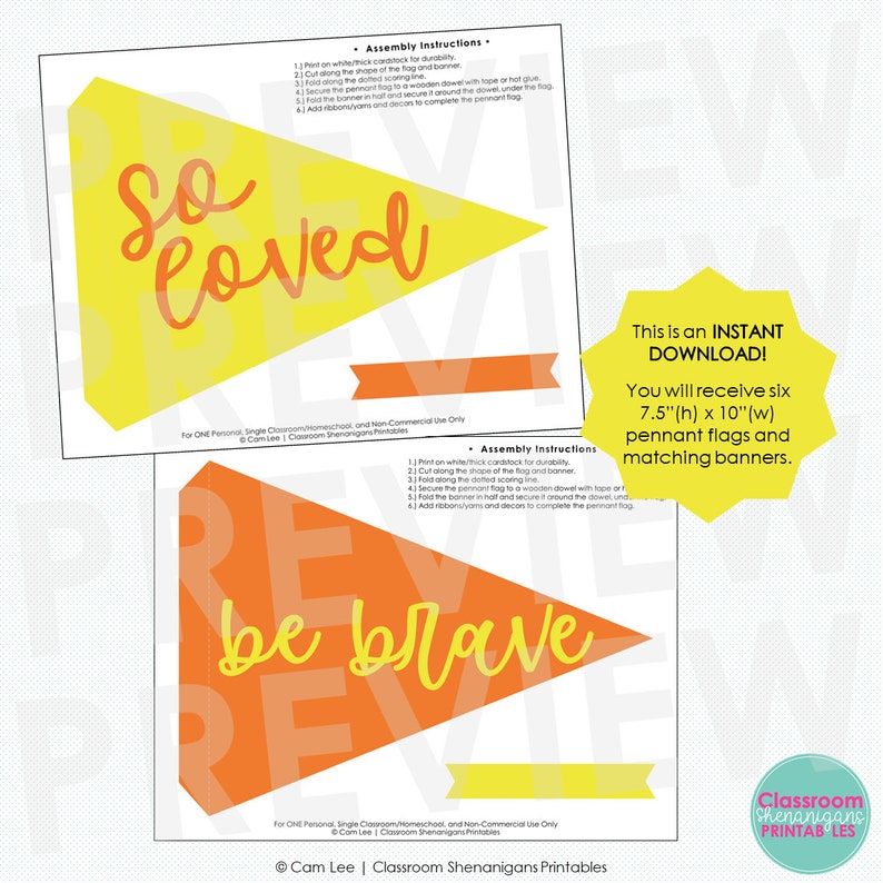 Printable Pennant Banners for Boys | Printable Pennant Flag | Kids ...