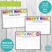 Colorful Happy Mail | Positive Note From the Teacher | Teacher Feedback ...