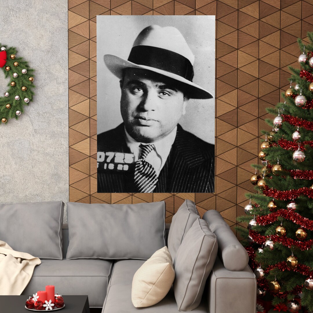 Al Capone Legacy Iconic Mugshot Poster Vintage Gangster Wall Decor ...