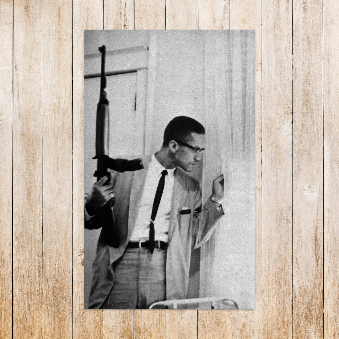 Photo Of Malcolm X Print Malcolm X Print Malcolm X Poster Etsy