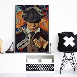 Peaky Blinders Canvas Art - Thomas Murphy Movie Wall Decor for Living ...