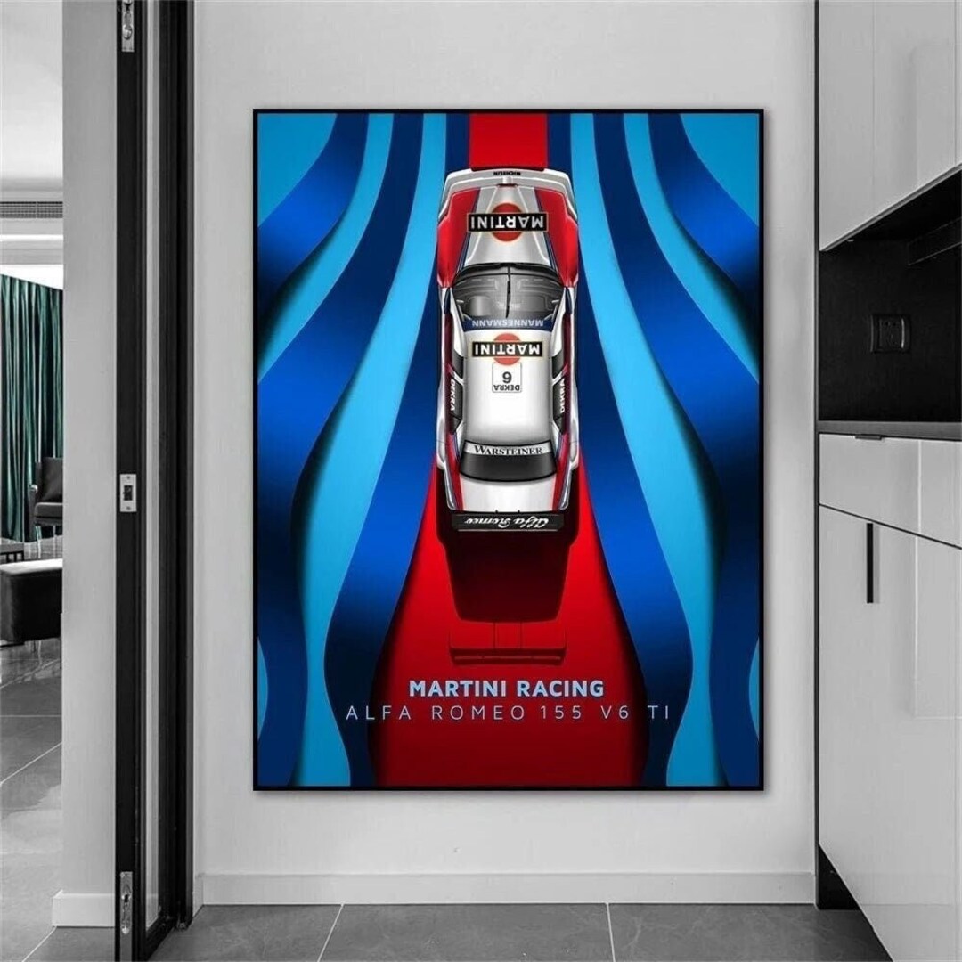 Martini Racing 155 V6 Ti DTM Canvas Print - Classic Racing Nostalgia - Etsy