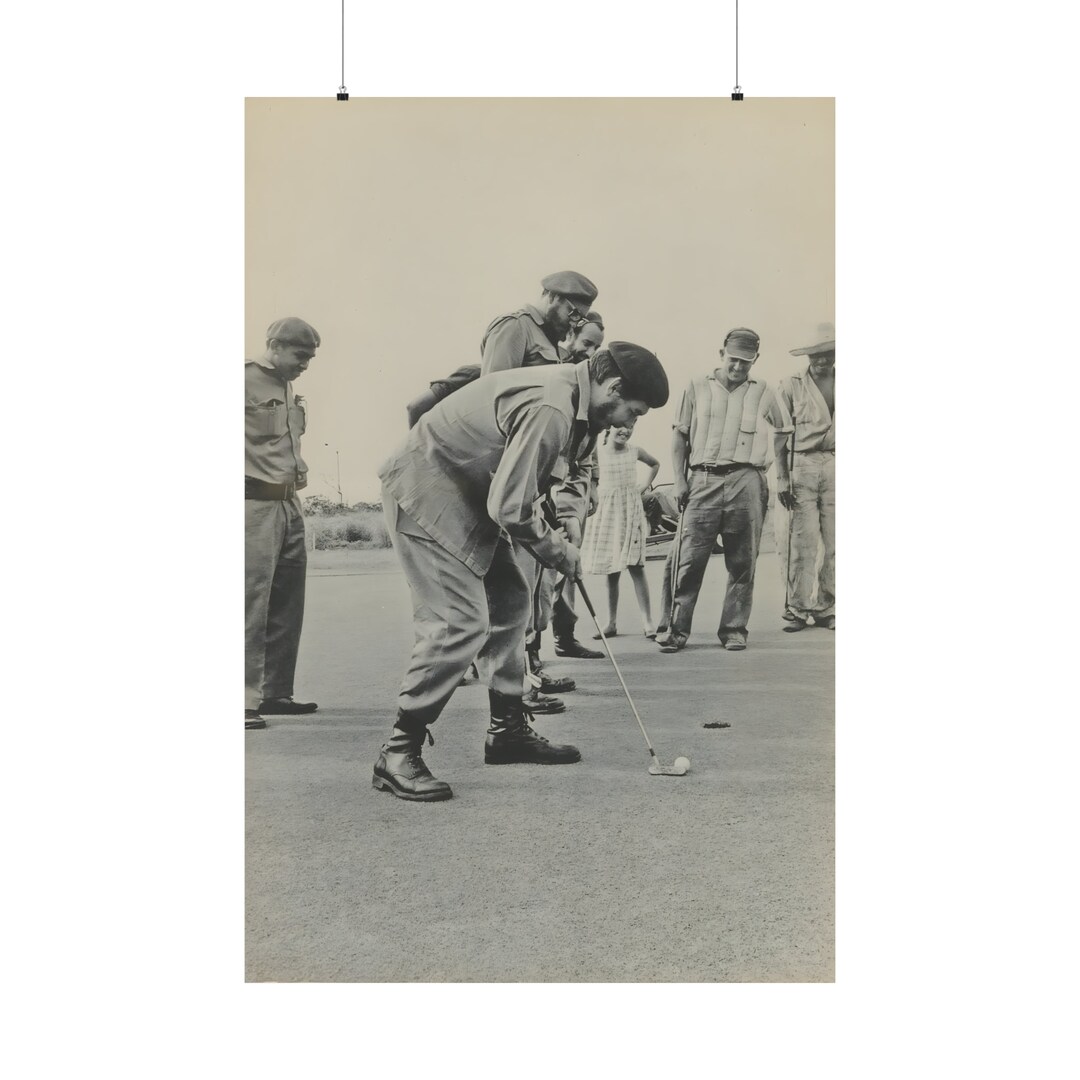Che Guevara and Castro's Unique Golf Game in Havana - Etsy