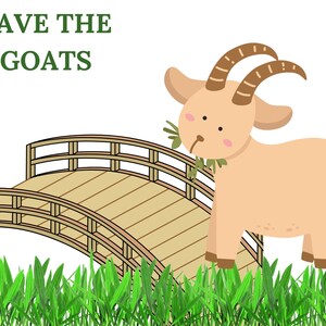 Save the Goats Savings Challenge - Etsy