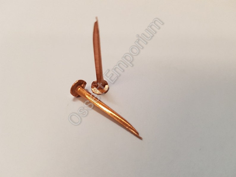 Solid Copper Fine Cut Tacks Large Head Carpet Upholstery Restore Boat ...