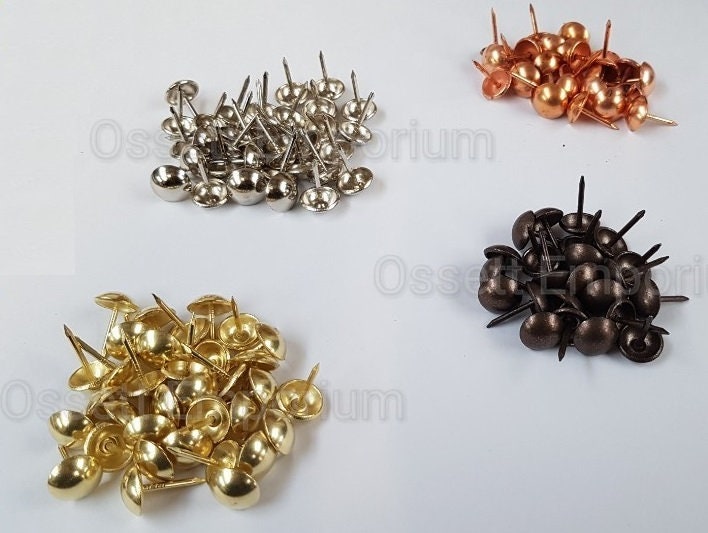 Decorative Upholstery Nails, Tacks, Choice of Pack Size. Brass, Antique ...