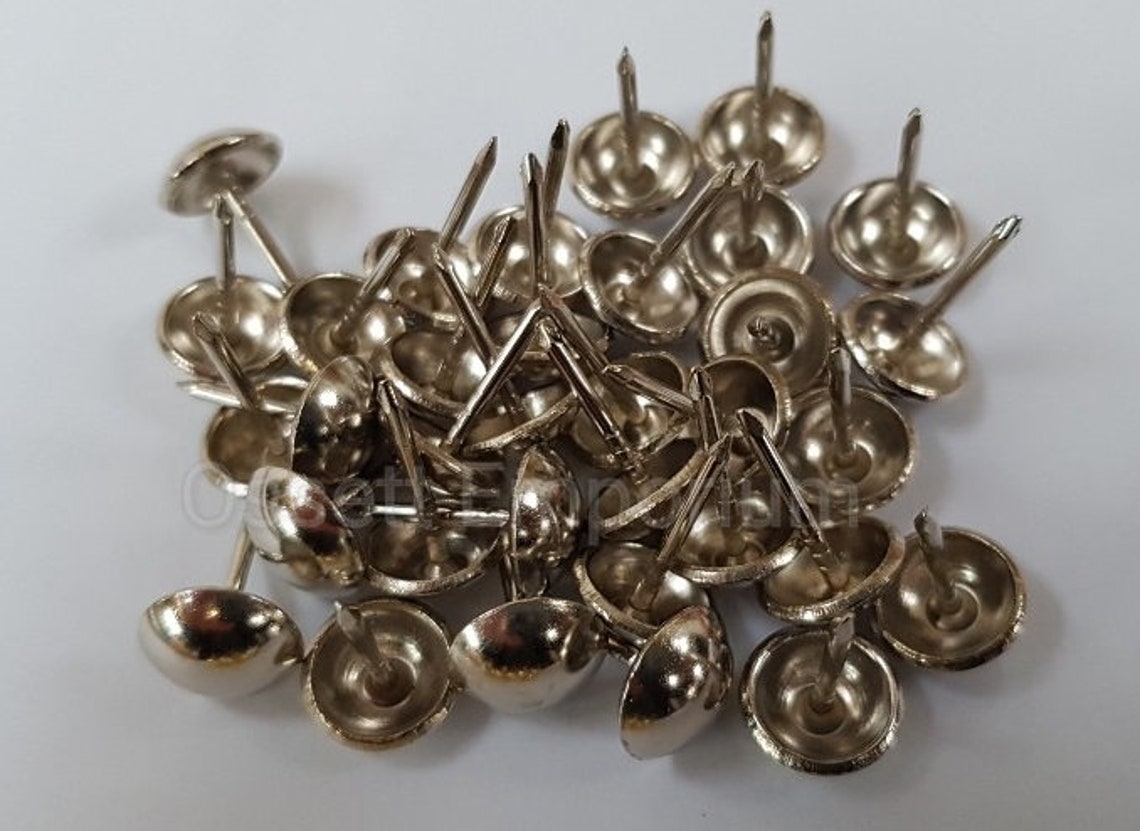 Decorative Upholstery Nails, Tacks, Choice of Pack Size. Brass, Antique ...