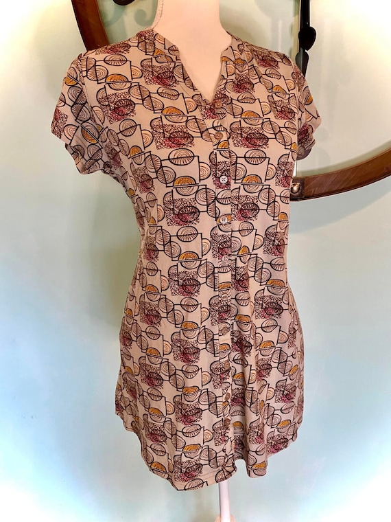 Retro mod vintage shirt - Gem