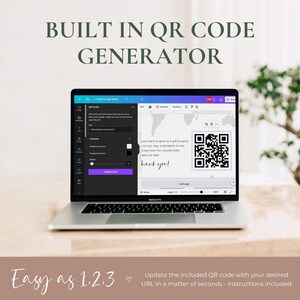 QR Code Wedding Seating Chart | Modern Digital Seating Chart Plan ...