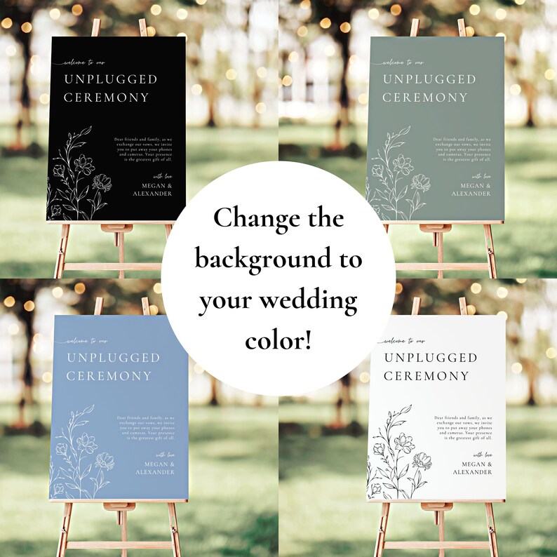 Modern Minimalist Wedding Welcome Sign Welcome Wedding Sign - Etsy