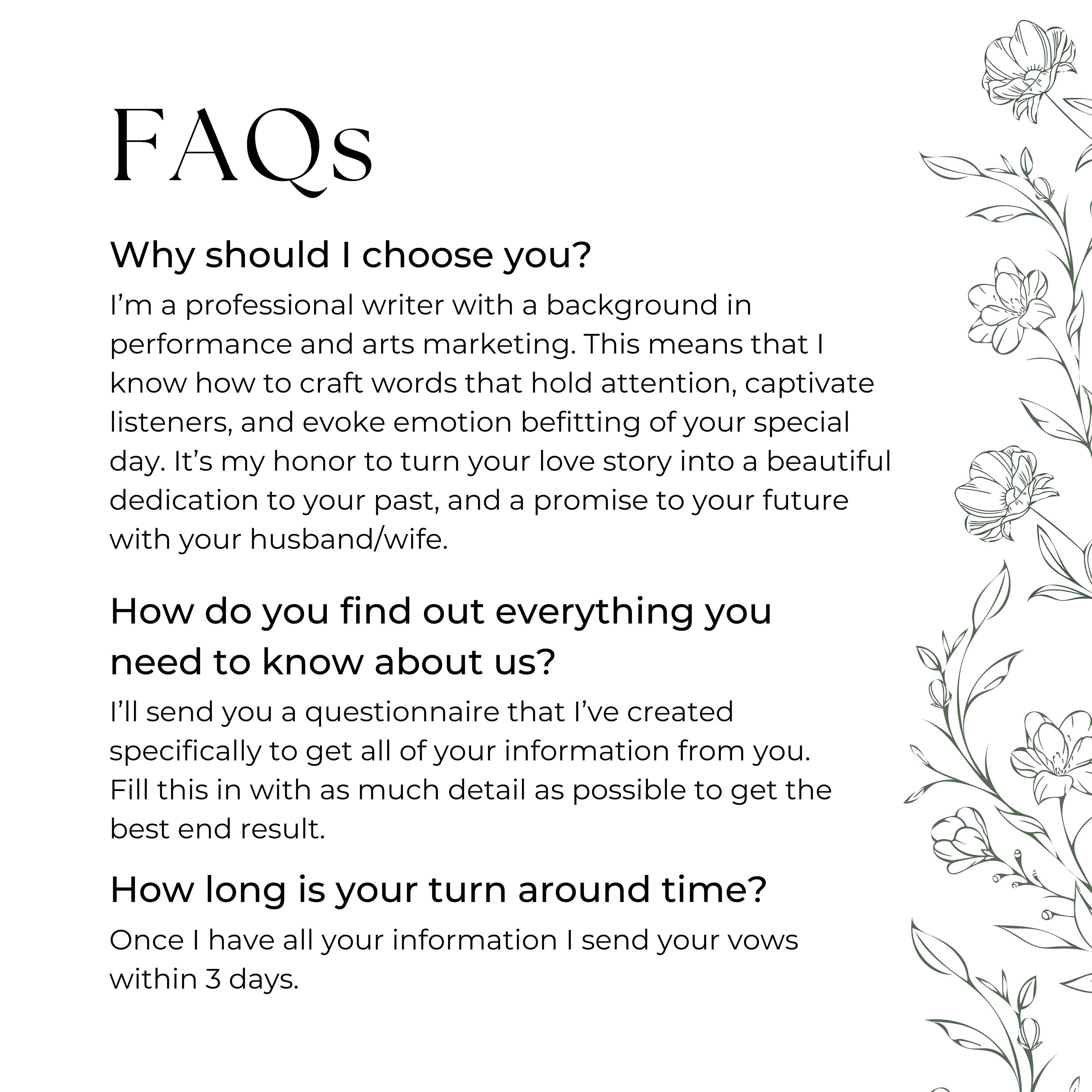 Writing Your Wedding Vows Custom Wedding Vows Vow Writer Wedding Vow ...