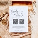 Gift Table Sign With Qr Code | Honeymoon Fund Sign | Wedding Qr Code ...