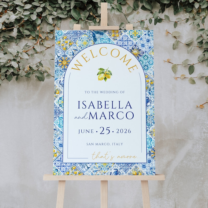 Italian Welcome Sign - Etsy