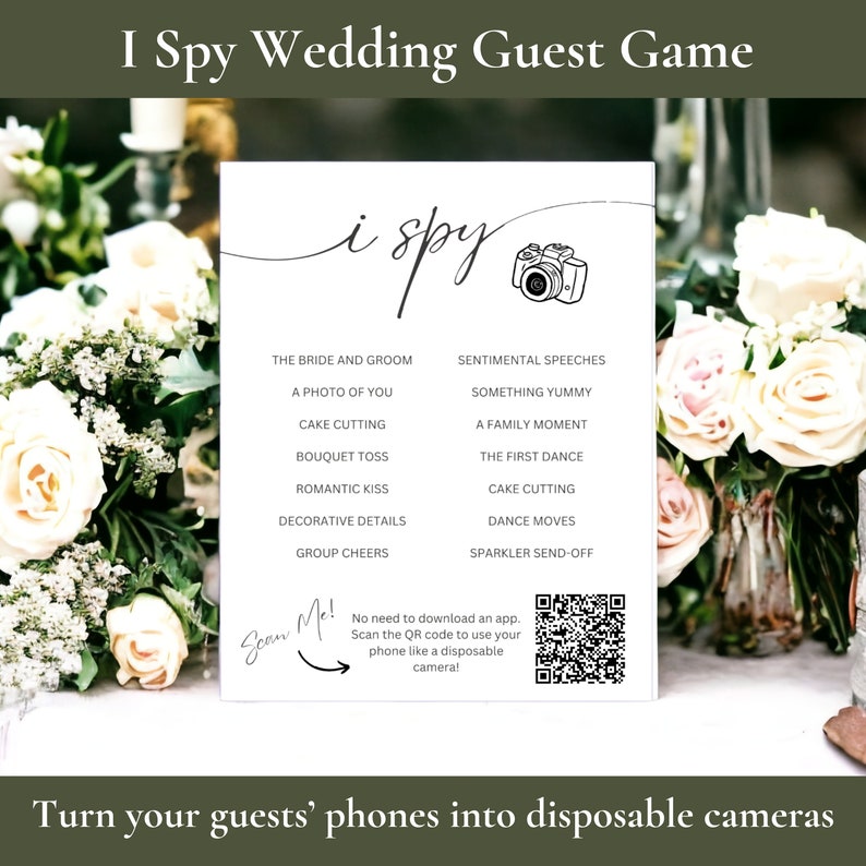 I Spy Wedding Shower Game | Bridal Shower Games | I Spy Printable ...