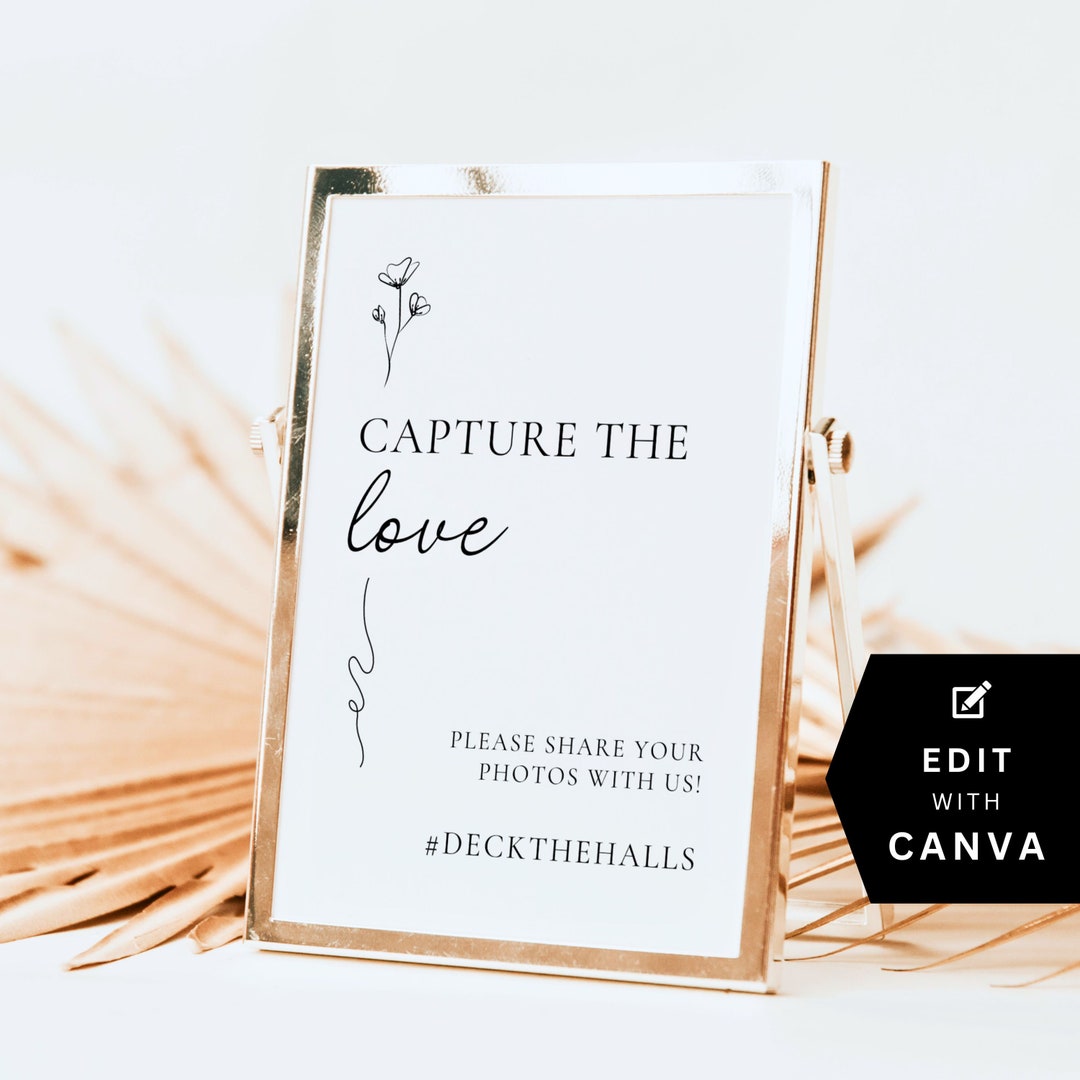 Photo Sharing Wedding Sign | Wedding Photo Signs | Share the Love ...