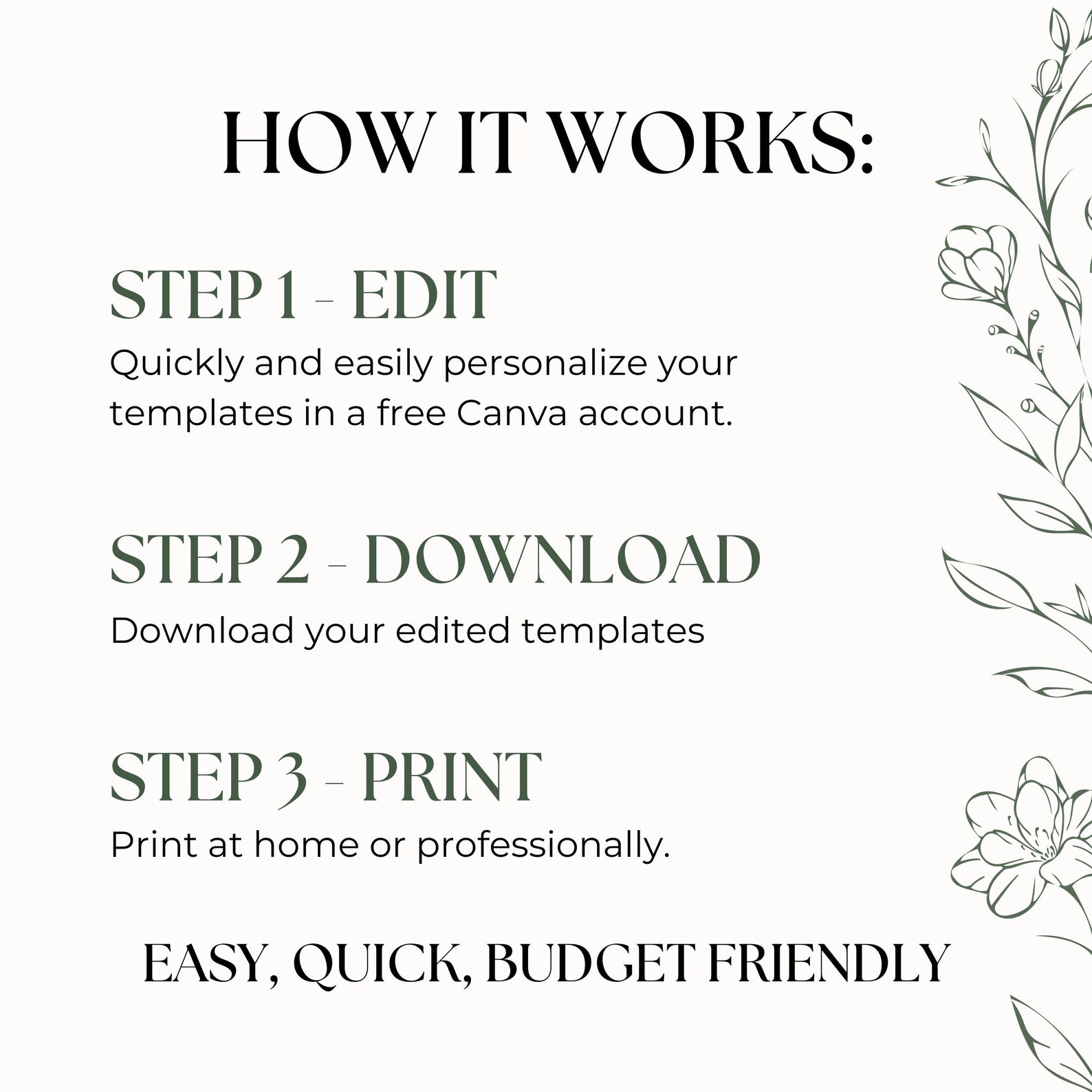 Editable Wedding Sign Template Modern Wedding Sign Printable ...