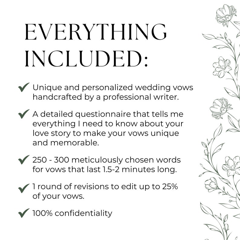 Writing Your Wedding Vows Custom Wedding Vows Vow Writer Wedding Vow Help Bride Vows, Groom Vows ...