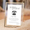 Audio Guest Book Personalized Sign - Etsy