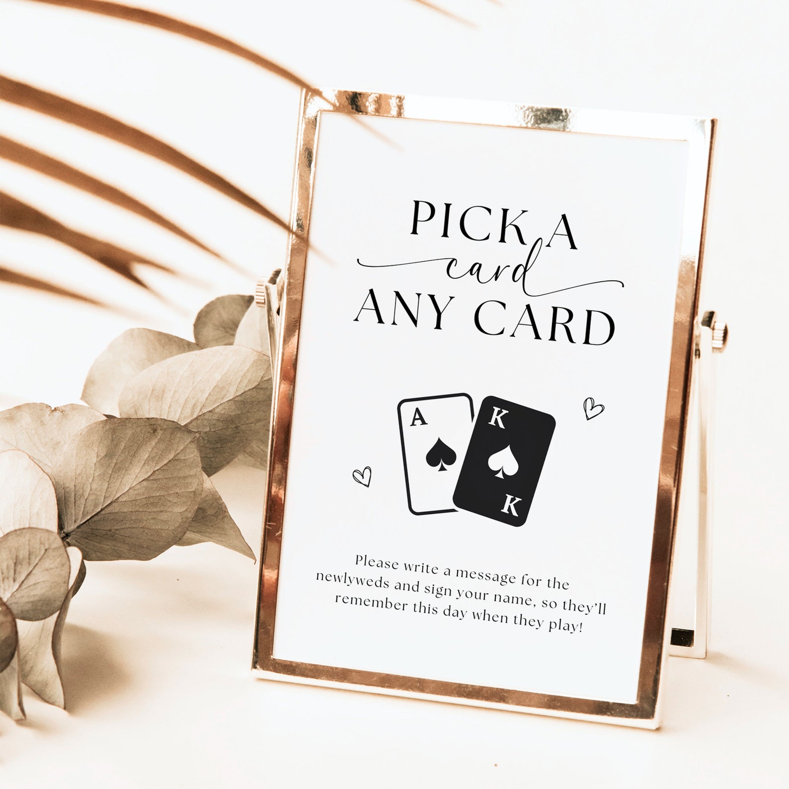 Playing Cards Guest Book Sign Wedding Guestbook Sign Unique Guestbook ...