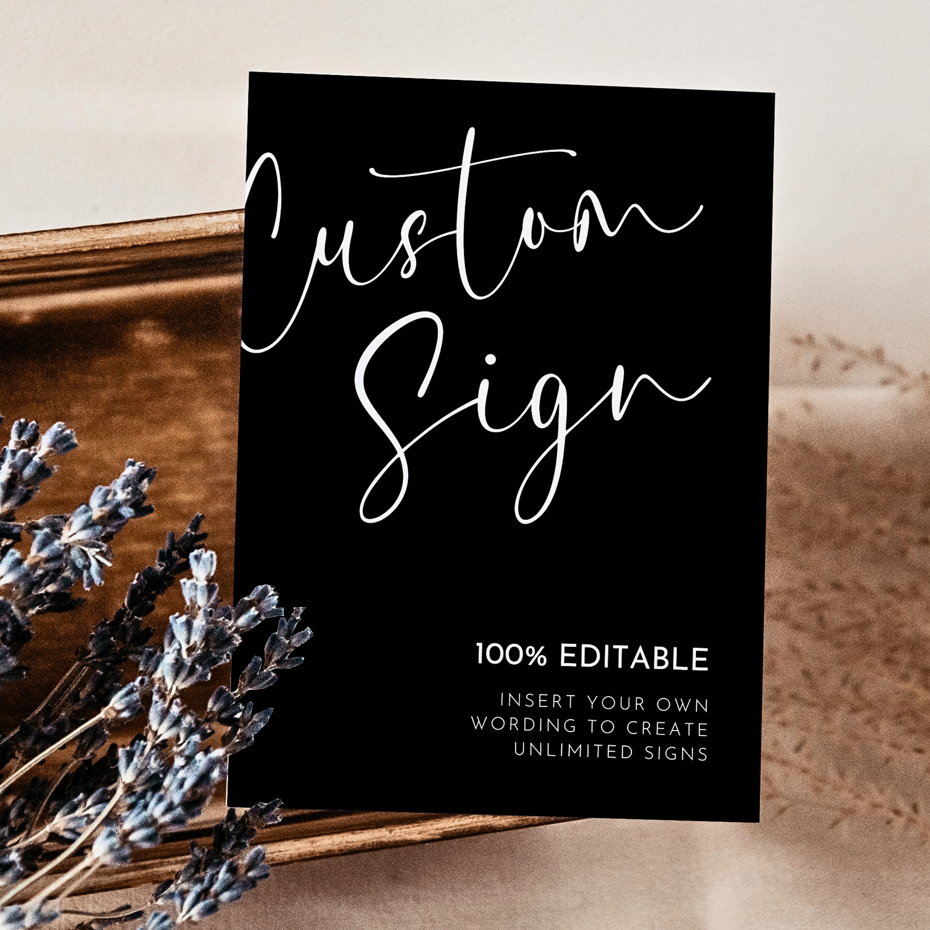 Editable Wedding Sign Template Modern Wedding Sign Printable ...