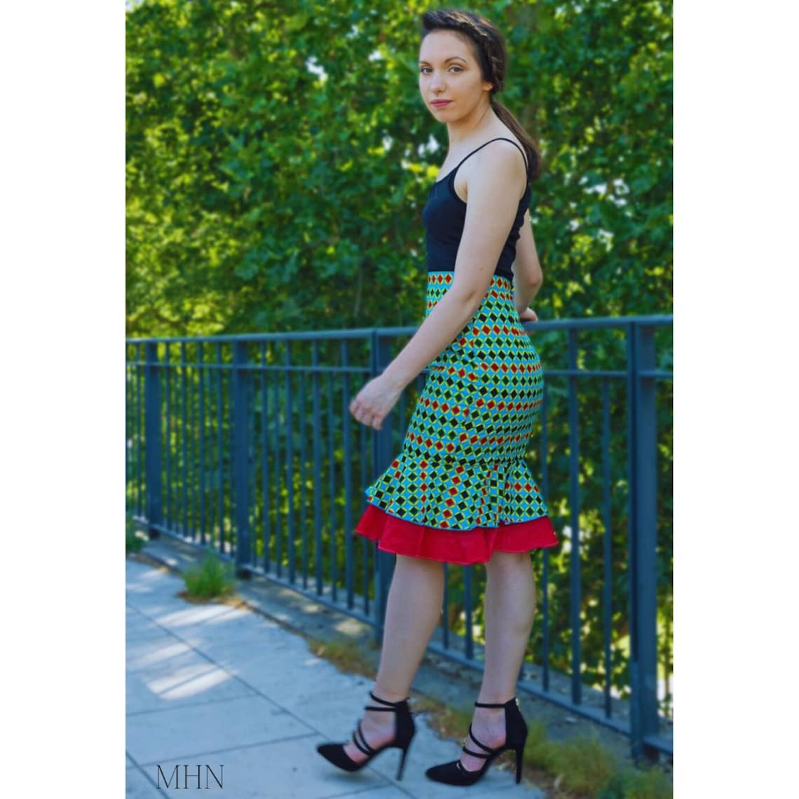 Shweshwe Skirt | Skirts | Shweshwe Fabric | Shweshwe | Ankara Fabric ...