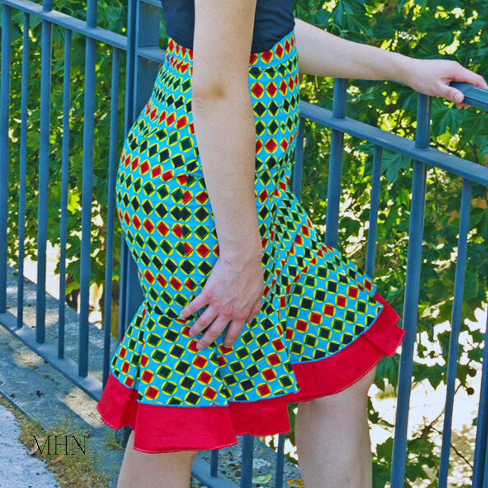 Shweshwe Skirt | Skirts | Shweshwe Fabric | Shweshwe | Ankara Fabric ...