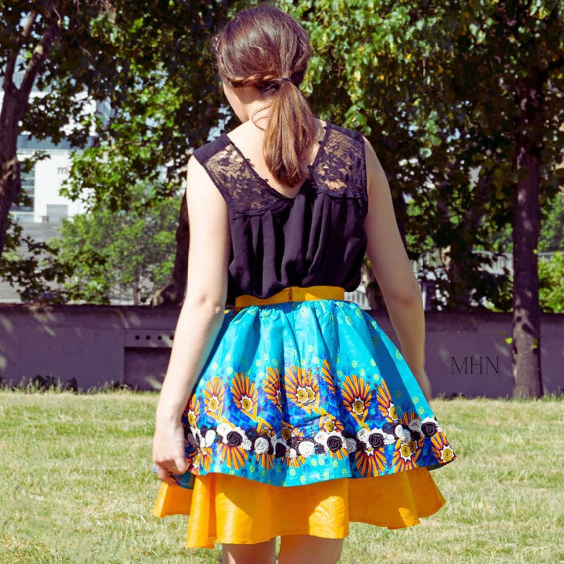 Shweshwe Skirt | Skirts | Shweshwe Fabric | Shweshwe | Ankara Fabric ...