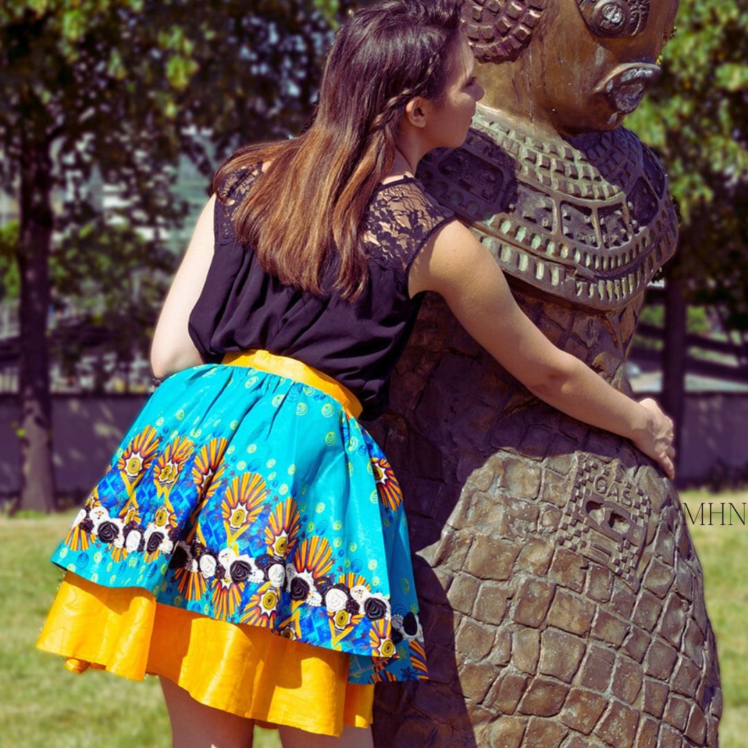 Shweshwe Skirt | Skirts | Shweshwe Fabric | Shweshwe | Ankara Fabric ...