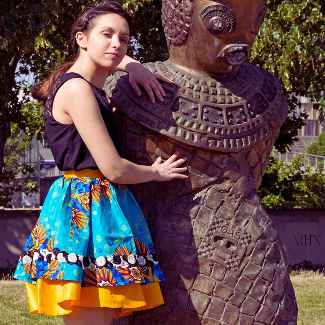 Shweshwe Skirt | Skirts | Shweshwe Fabric | Shweshwe | Ankara Fabric ...