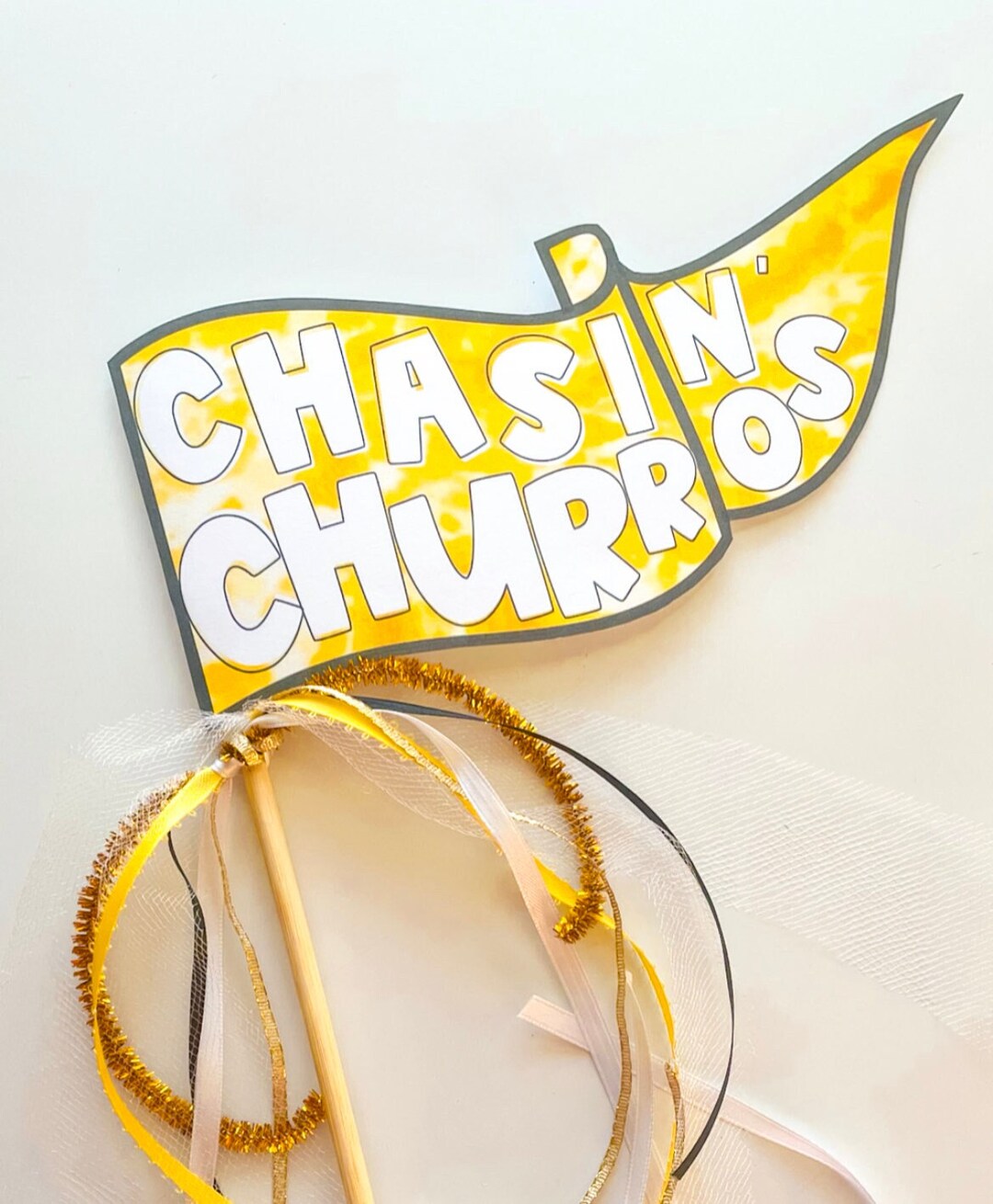 Chasin' Churros Party Pennant - Etsy