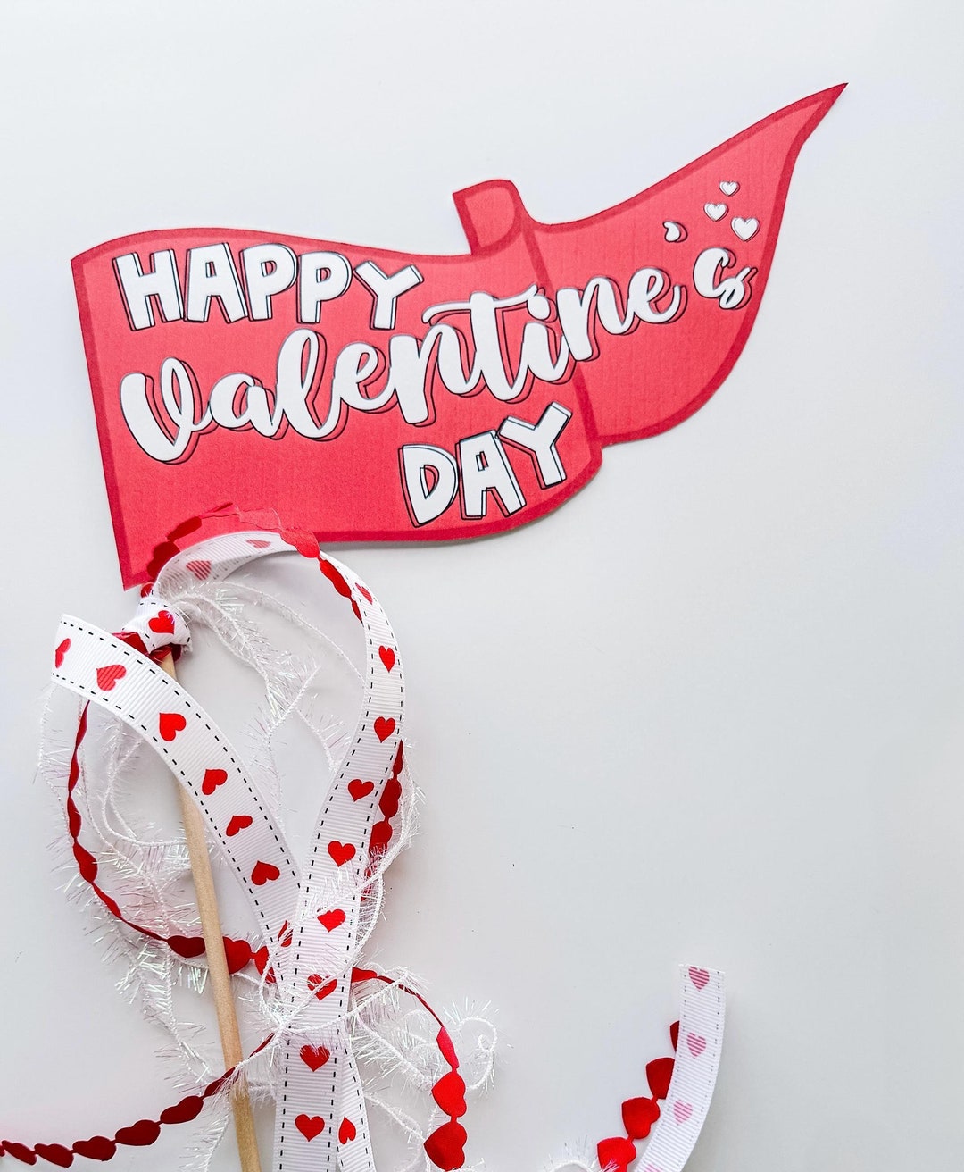 Valentine's Day Pennant/ Valentine's Party Decor/ Valentine's Party ...