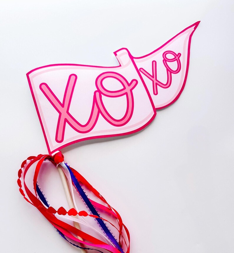 XOXO Pennant Printable: Valentine's Day Party Decor (digital Download ...