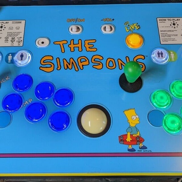 Arcade1up Control Panel 4 Player - Etsy