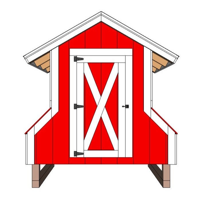 CHICKEN COOP PLANS + Material List / Diy / Step by Step Guide / With ...