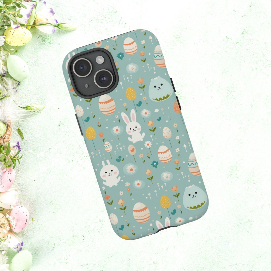 Spring, Easter Phone Case, Bunny Phone Case, Cute Phone Case, Spring ...