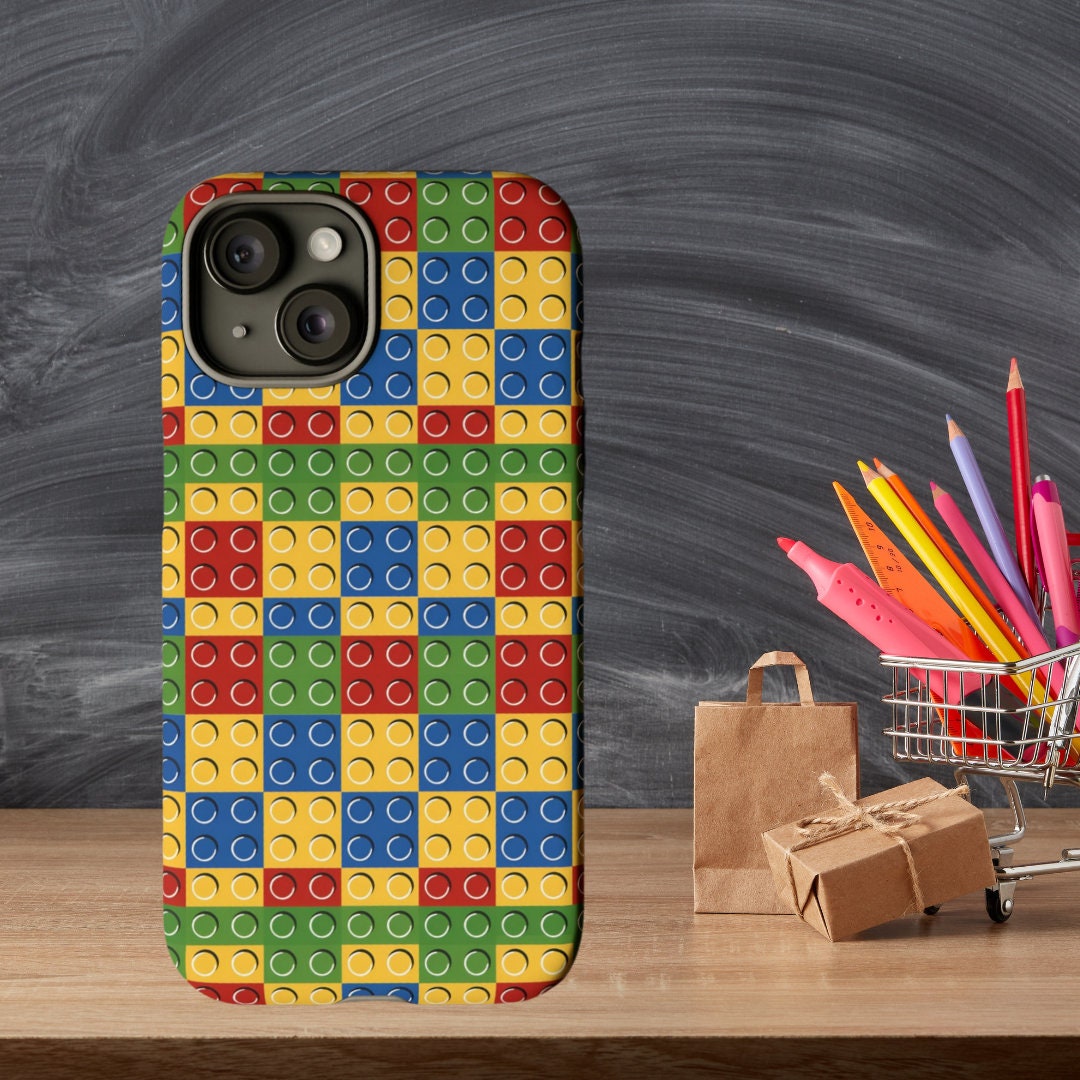 Block Phone Case, Retro Phone Case, Fun Phone Case, Phone Case, iPhone ...
