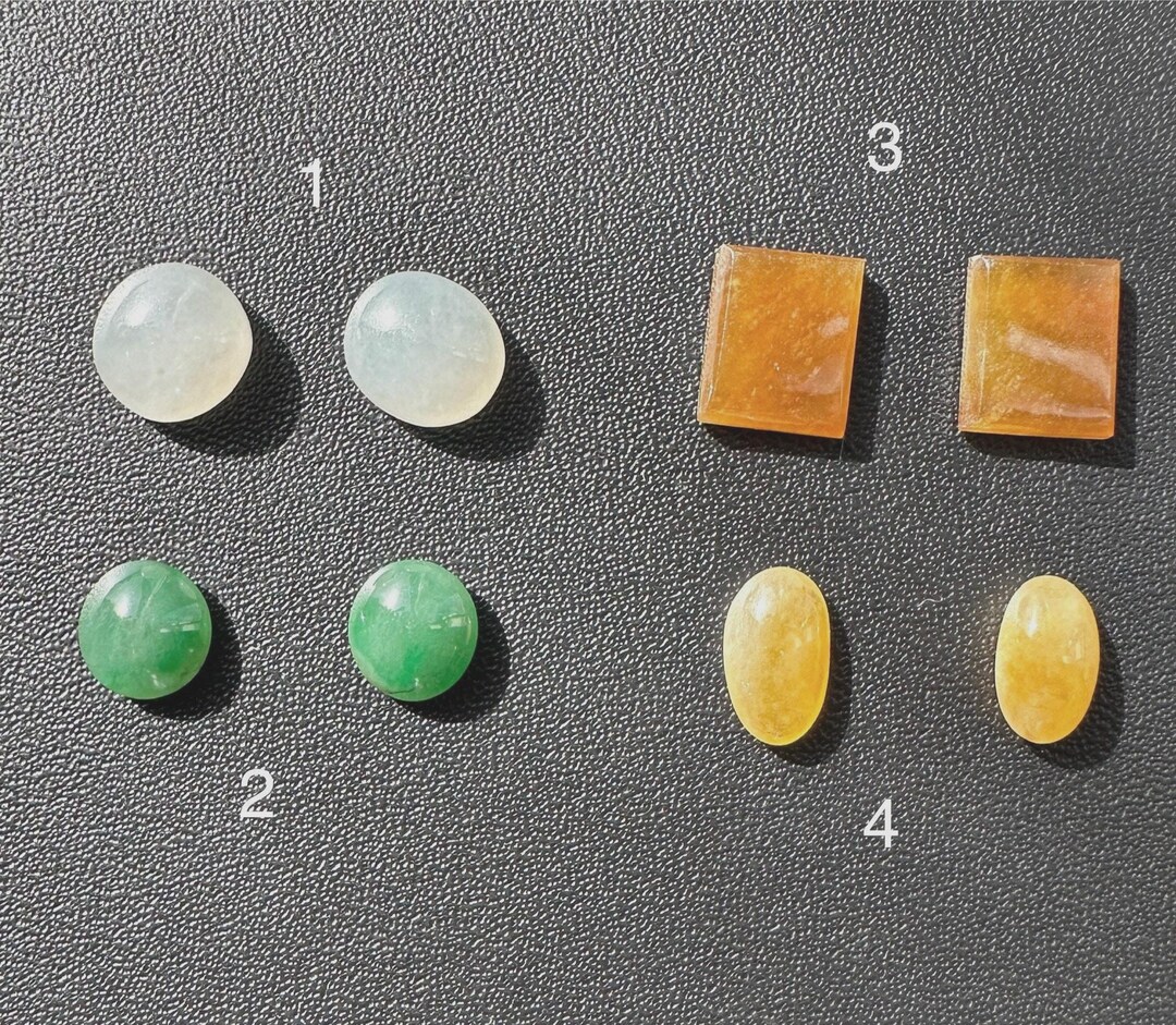 Natural Burmese Grade A Jadeite Jade Icy Translucent Green, White and ...