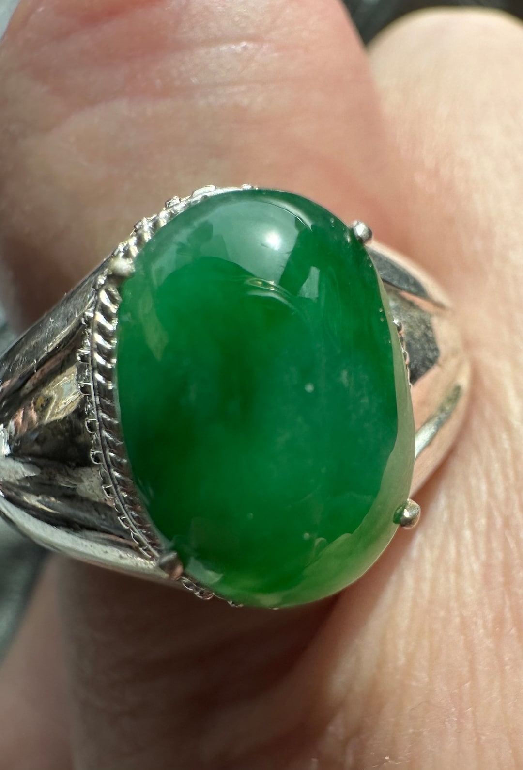 CERTIFIED Natural Burmese Grade A Green Color Jadeite Jade Loose ...