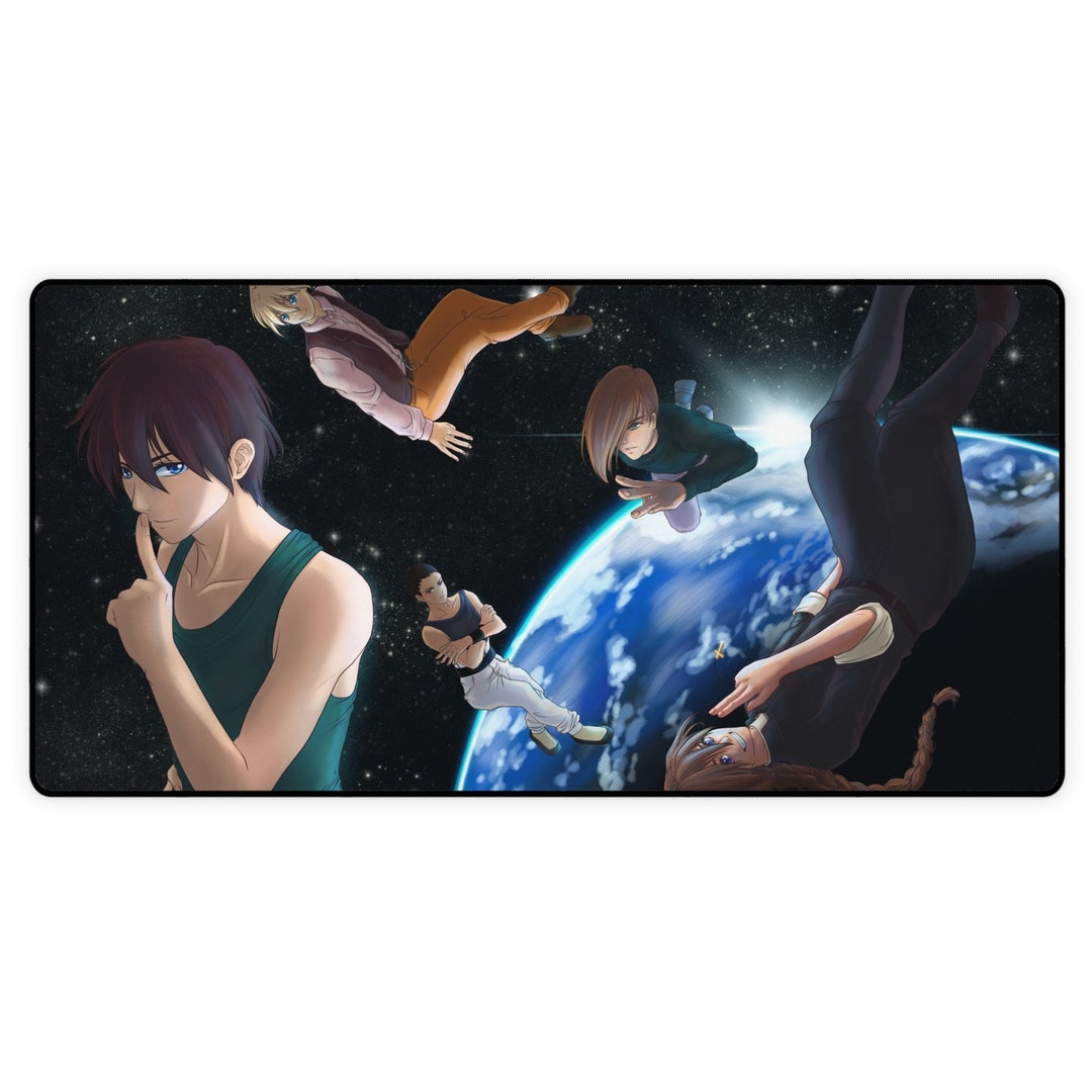 Galactic Nostalgia | Gundam Wing Desk Mat | Oversized Anime Art Game ...