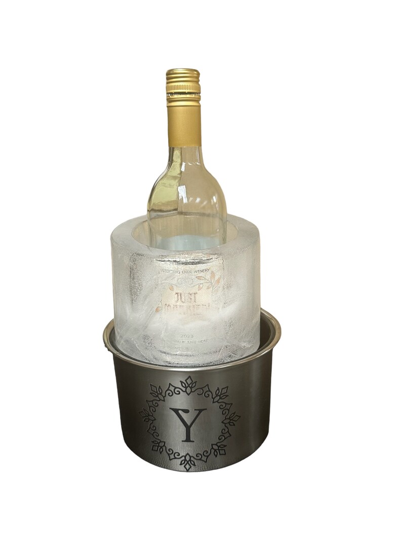 Personalized Wine Chiller Ice Mold -create Stunning One-of-a-kind Ice ...