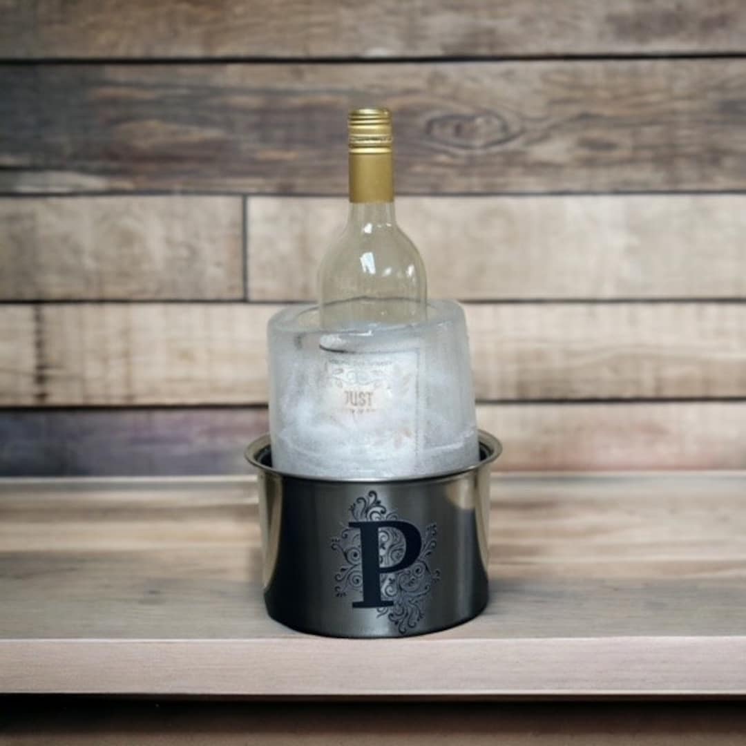 Personalized Wine Chiller Ice Mold -create Stunning One-of-a-kind Ice ...
