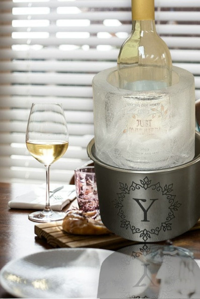 Personalized Wine Chiller Ice Mold -create Stunning One-of-a-kind Ice ...