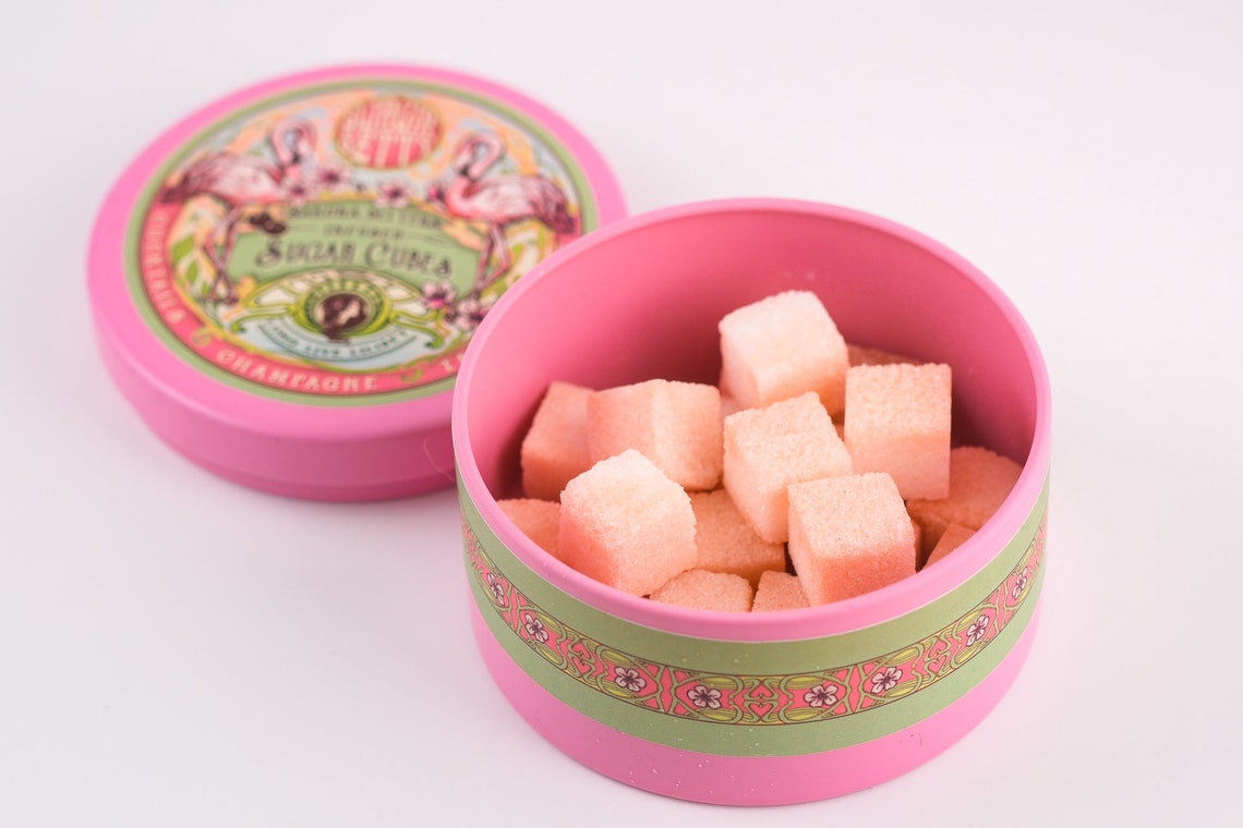 Sakura Bitters Infused Sugar Cubes | Slingin' Betty - Etsy