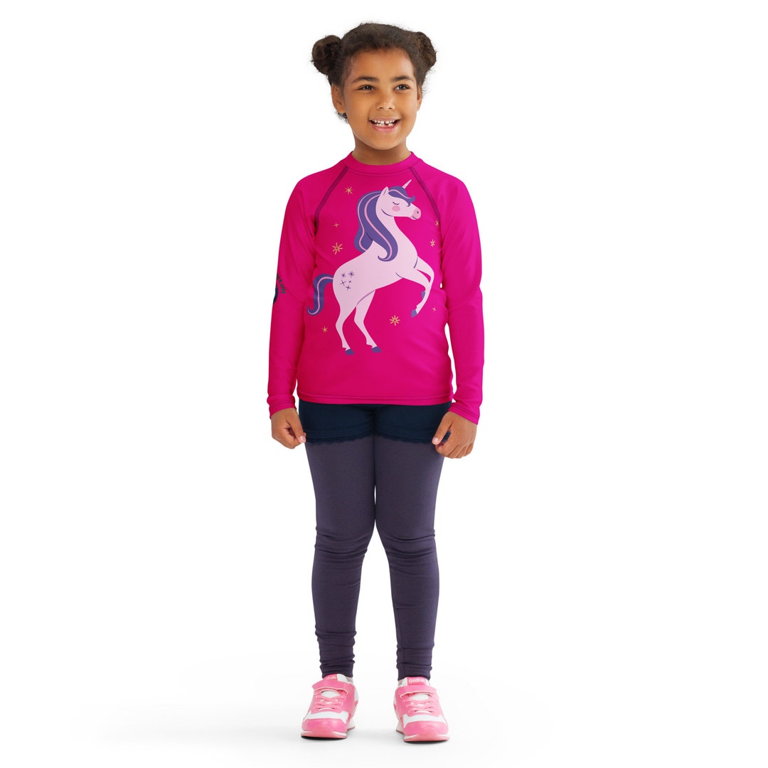 KDPF Braveheart Kids Unicorn Rash Guard - Etsy