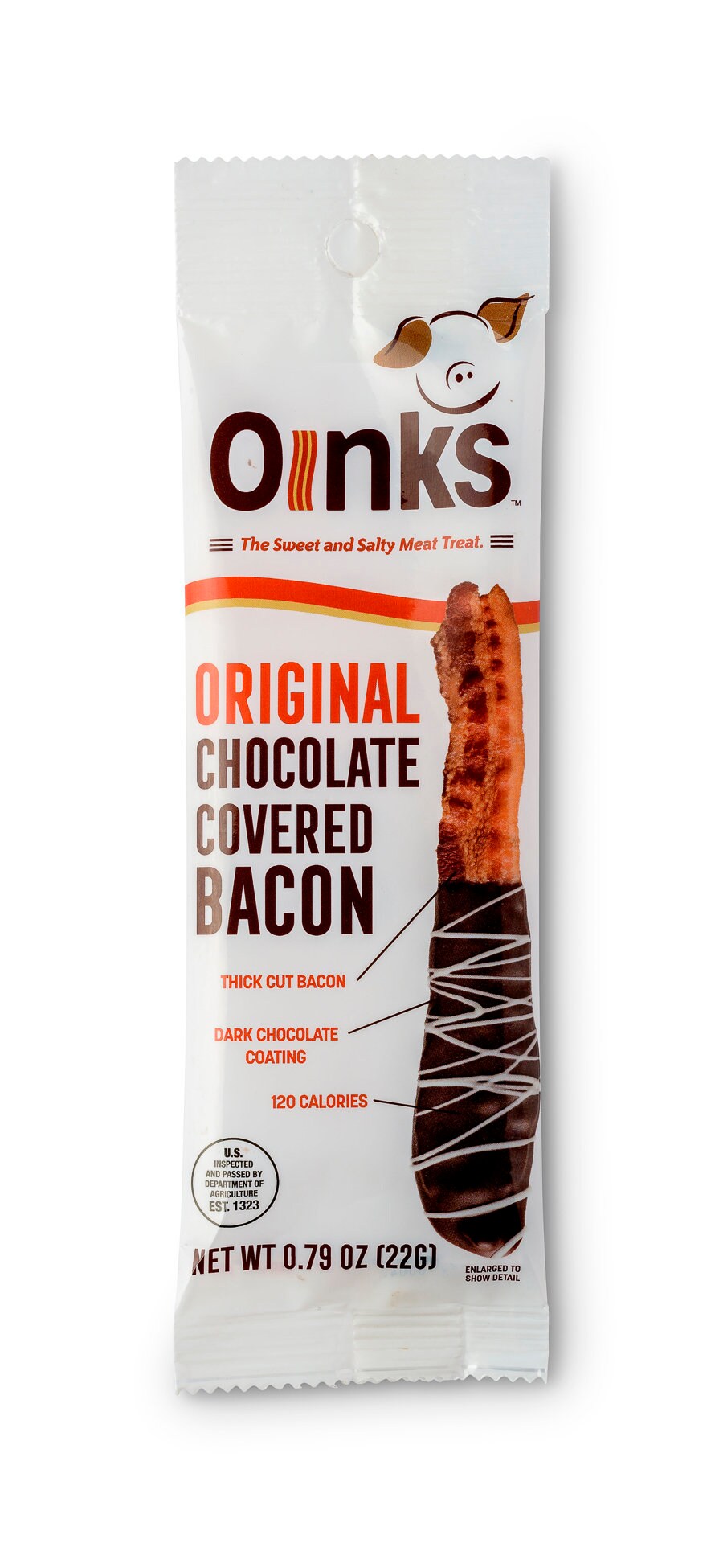 Oinks Chocolate Covered Bacon 16 Count Box - Etsy