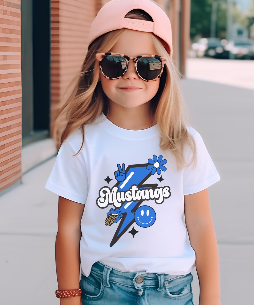 Youth Mustang Shirt, Kids Mustang Shirt, Blue Mustangs, Go Mustangs ...